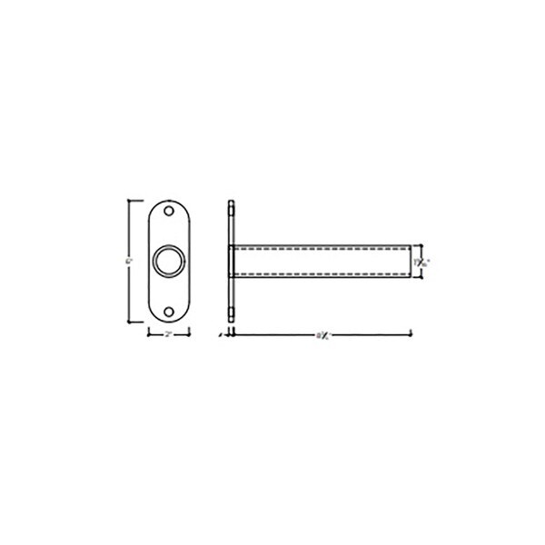 Wall Stabilizer for 1.5” Pipe (Align P311)