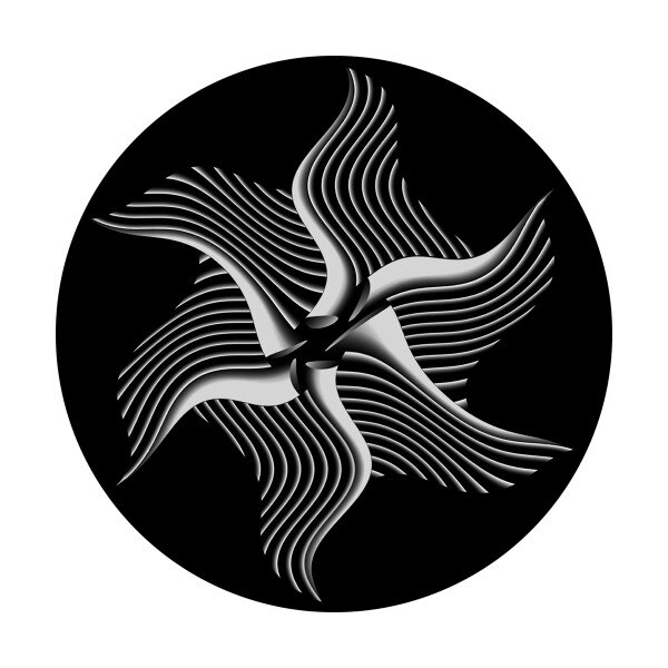 Apollo SuperRes High End Glass Gobo 1204 Sway Star (Apollo HE-1204)