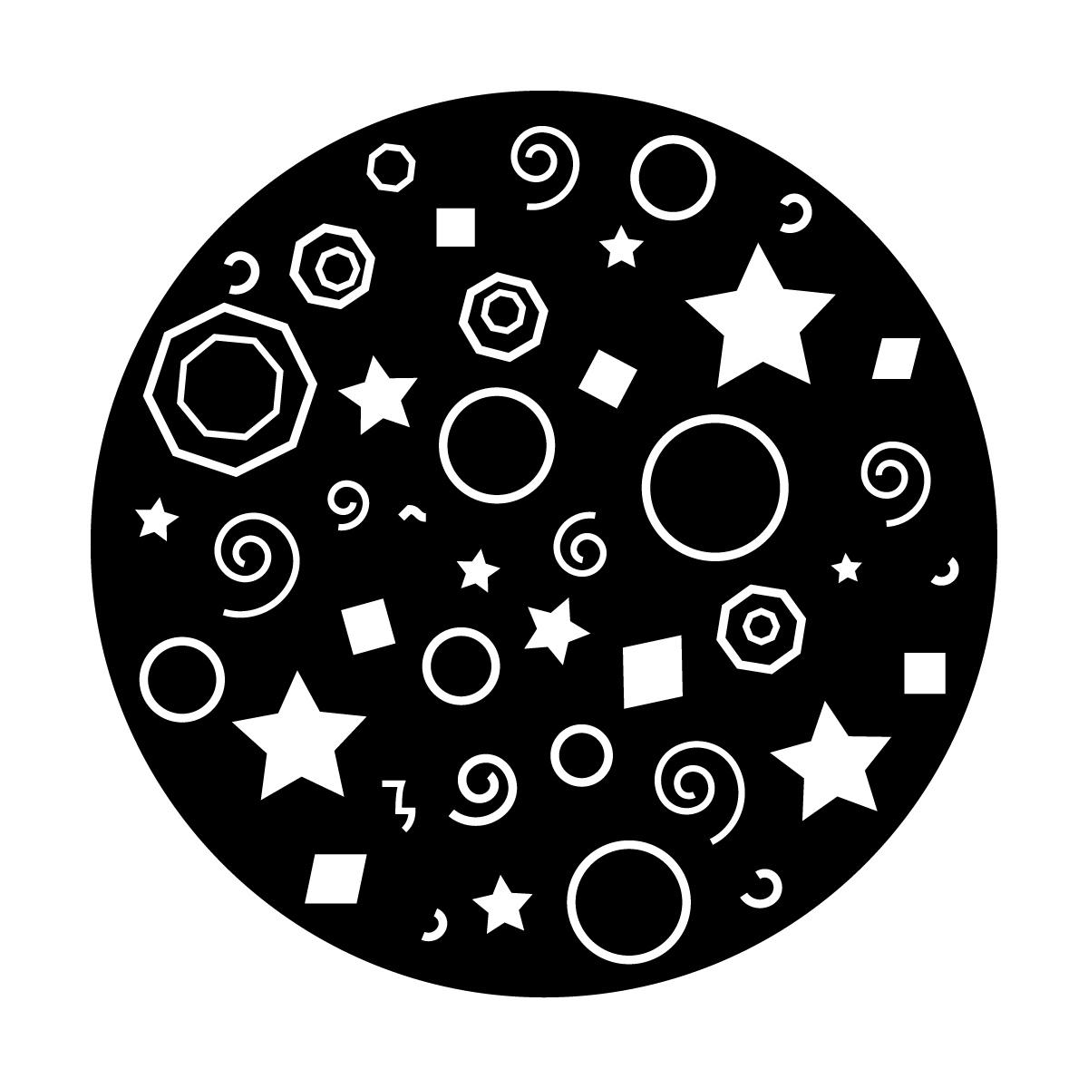 Apollo SuperRes High End Glass Gobo 1260 Party (Apollo HE-1260)