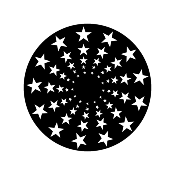 Apollo Metal Gobo 1085 Stars Radial (Apollo ME-1085)
