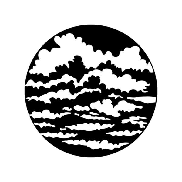 Apollo Metal Gobo 1103 Clouds Puffy (Apollo ME-1103)
