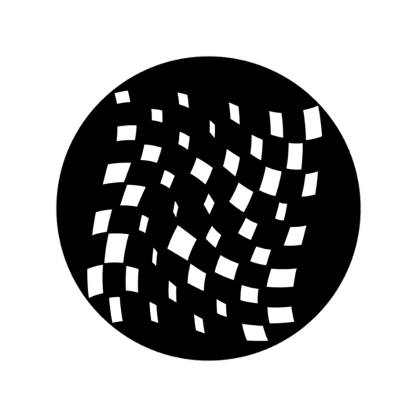 Apollo Metal Gobo 1320 Twisting Checkerboard (Apollo ME-1320)