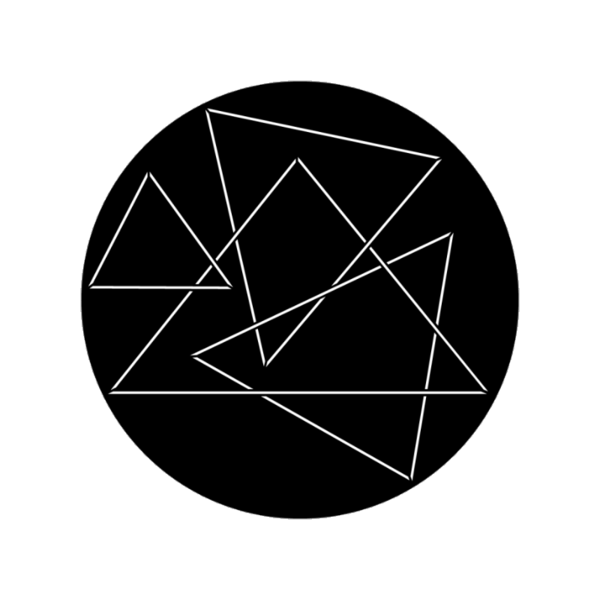 Apollo Metal Gobo 2012 Triangle Space (Apollo ME-2012)