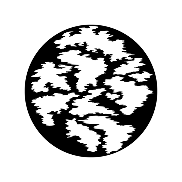 Apollo Metal Gobo 2156 Fuzzy Clouds (Apollo ME-2156)