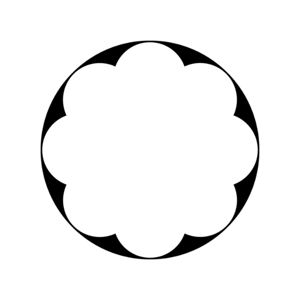 Apollo Metal Gobo 2236 Spotlight Rounded Edge (Apollo ME-2236)