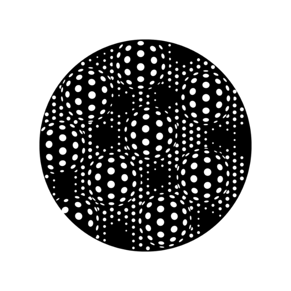 Apollo Metal Gobo 2284 Dimpled Dots (Apollo ME-2284)