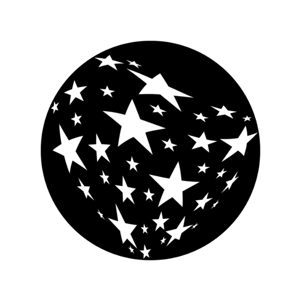 Apollo Metal Gobo 2418 Cosmic Box (Apollo ME-2418)