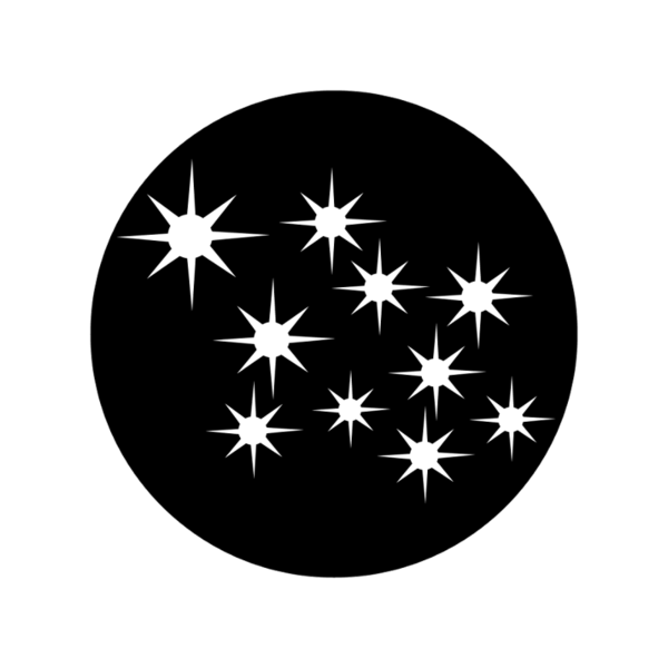 Apollo Metal Gobo 2422 Solar Stars (Apollo ME-2422)