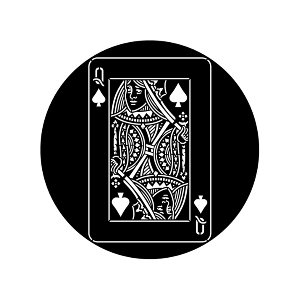 Apollo Metal Gobo 2517 Cards Queen (Apollo ME-2517)