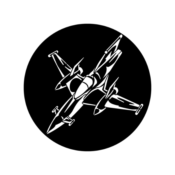 Apollo Metal Gobo 2522 Aircraft Fighter Two (Apollo ME-2522)