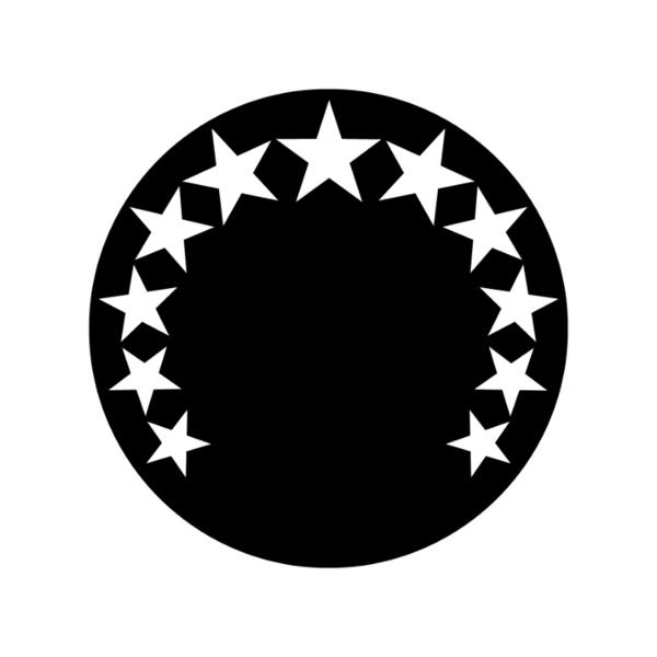 Apollo Metal Gobo 2554 Star Curve (Apollo ME-2554)