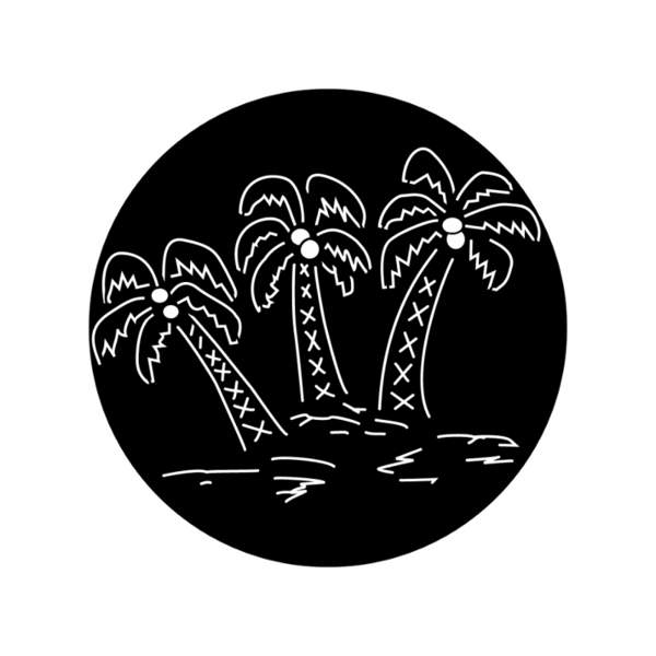 Apollo Metal Gobo 3520 Trees Palm (Apollo ME-3520)