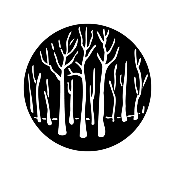 Apollo Metal Gobo 3525 Trees Forest (Apollo ME-3525)