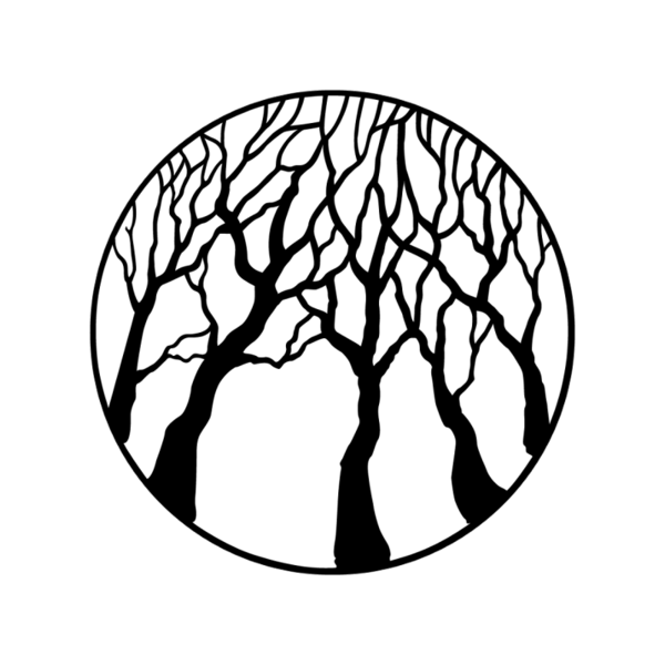 Apollo Metal Gobo 3540 Trees Oak Forest Reversed (Apollo ME-3540)