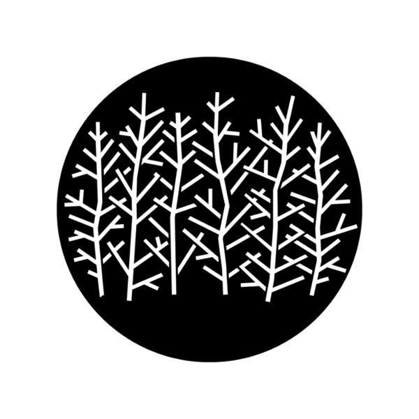 Apollo Metal Gobo 3558 Naked Forest (Apollo ME-3558)