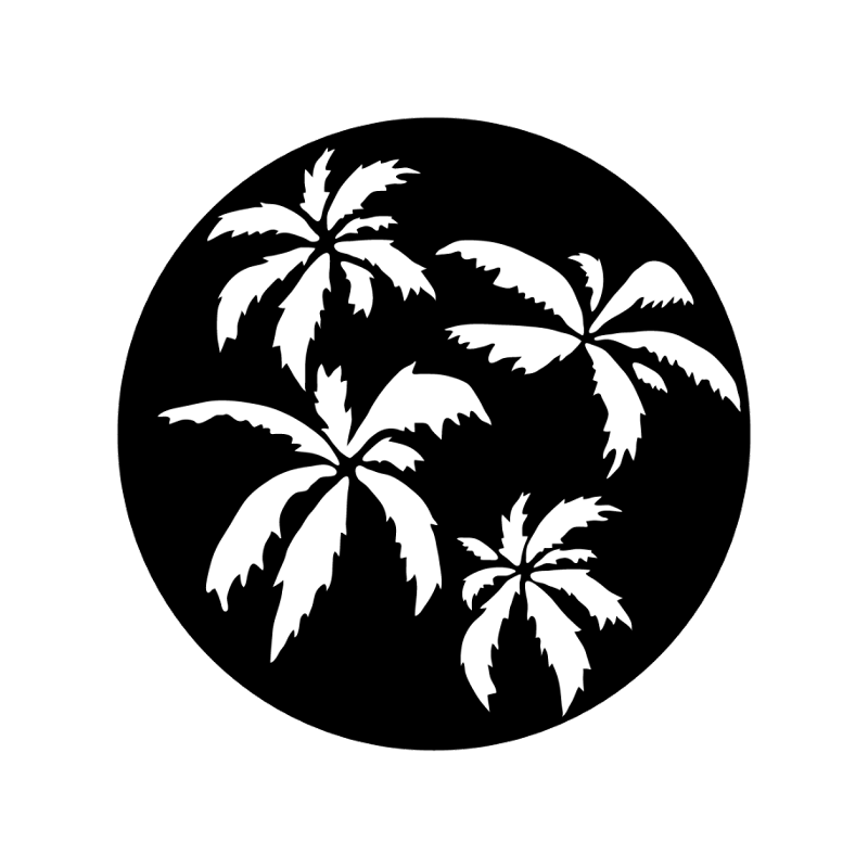 Apollo Metal Gobo 3582 Palm Trees (Apollo ME-3582)
