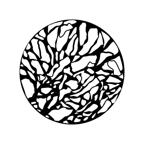 Apollo Metal Gobo 4004 Cracked Rock (Apollo ME-4004)