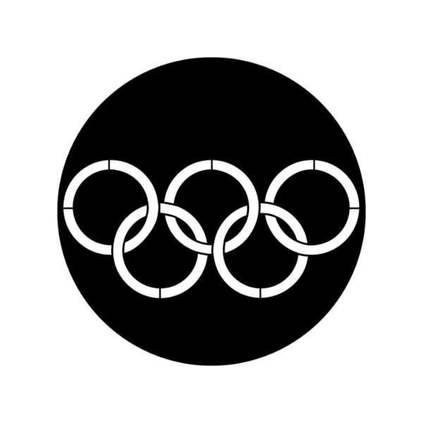 Apollo Metal Gobo 4057 Sports Olympic Rings (Apollo ME-4057)
