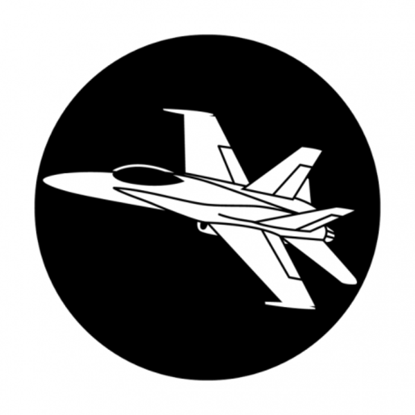 Apollo Metal Gobo 4191 Twin Fighter Jet (Apollo ME-4191)