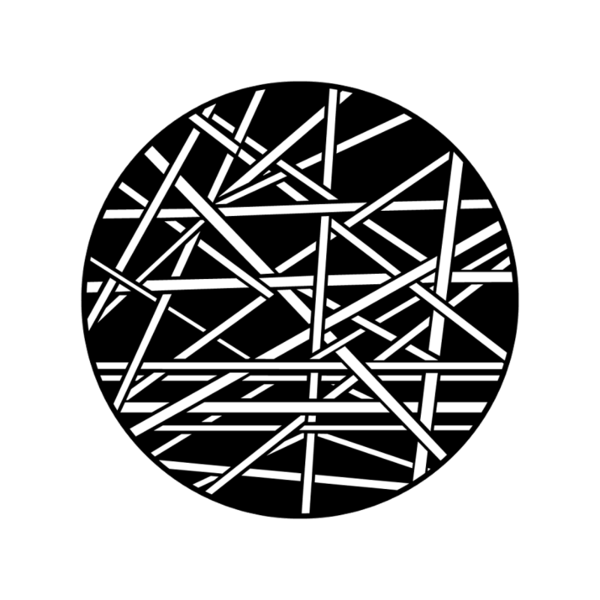Apollo Metal Gobo 4231 Criss Crossed Lines (Apollo ME-4231)