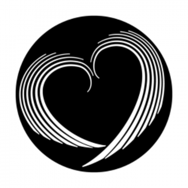 Apollo Metal Gobo 4261 Heart Waves (Apollo ME-4261)