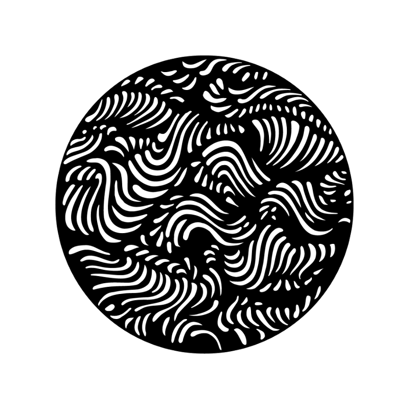 Apollo Metal Gobo 6062 Wave (Apollo ME-6062)