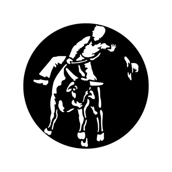 Apollo Metal Gobo 7008 West Bull Rider (Apollo ME-7008)