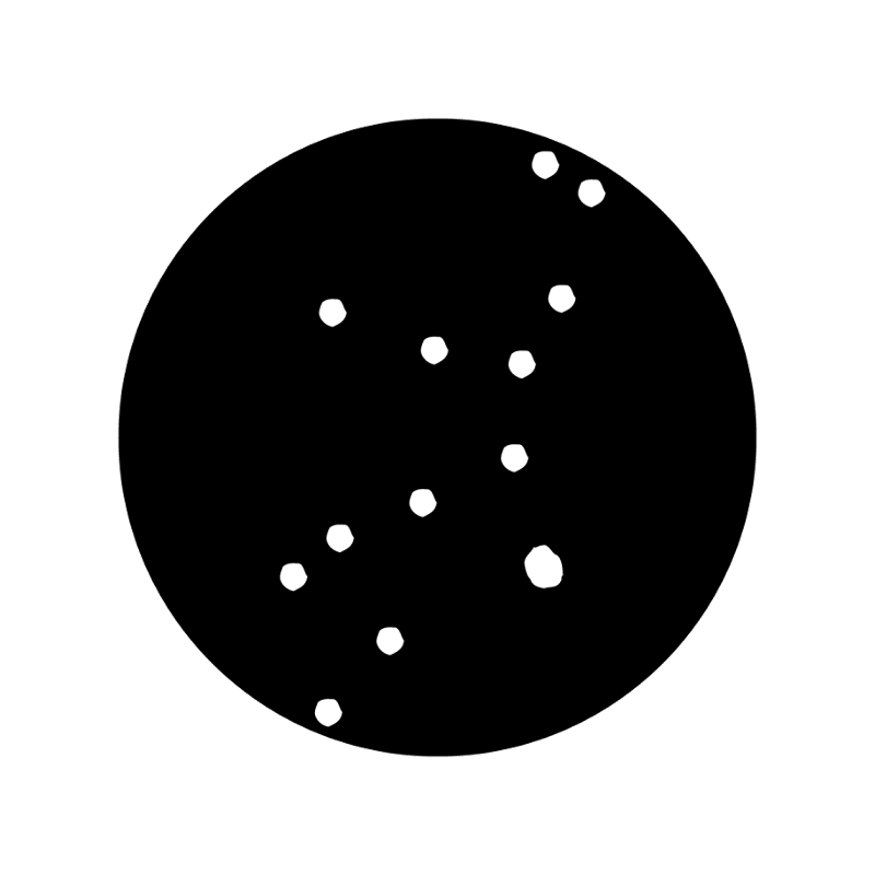 Apollo Metal Gobo 7029B Constellations Virgo The Virgin (Apollo ME-7029-B)