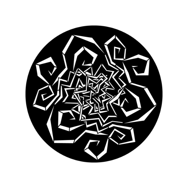 Apollo Metal Gobo 9070 Tangled Rose (Apollo ME-9070)