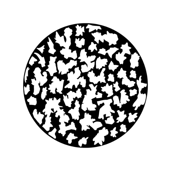 Apollo PrintScenic Glass Gobo ME1000 Leaves- Foliage (Apollo PG-ME1000)