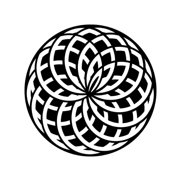 Apollo PrintScenic Glass Gobo ME1004 Spiral Leaf (Apollo PG-ME1004)