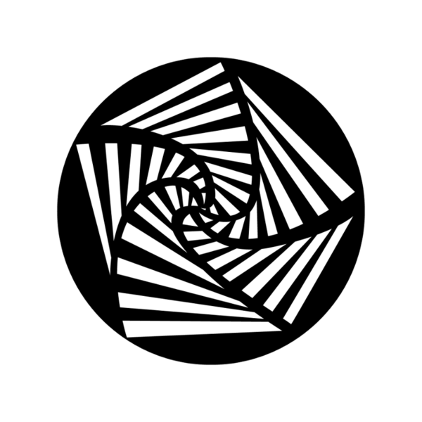 Apollo PrintScenic Glass Gobo ME1006 Swirl Stairway (Apollo PG-ME1006)