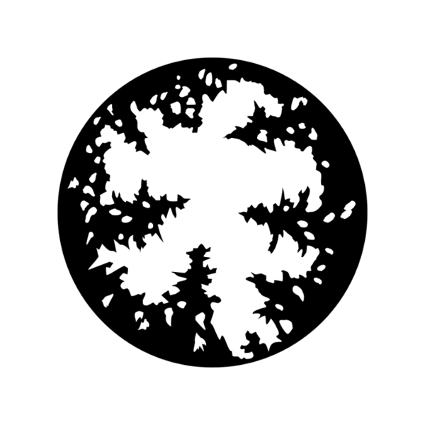 Apollo PrintScenic Glass Gobo ME1016 Trees Open Sky (Apollo PG-ME1016)