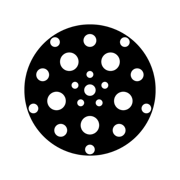 Apollo PrintScenic Glass Gobo ME1025 Dot Design (Apollo PG-ME1025)