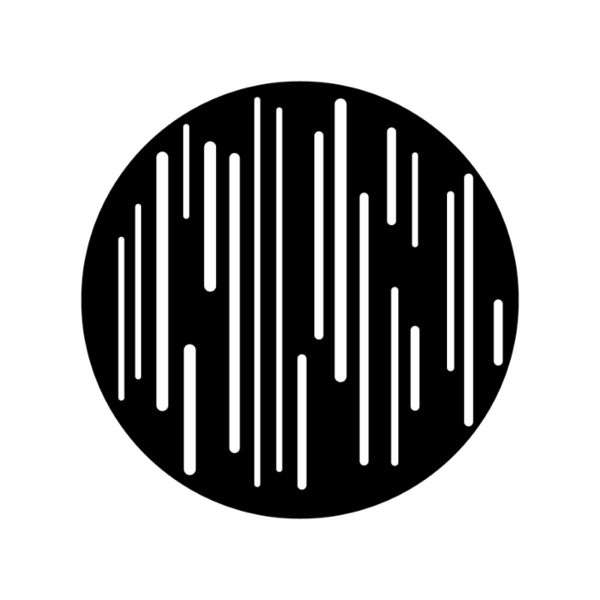 Apollo PrintScenic Glass Gobo ME1029 Lines (Apollo PG-ME1029)