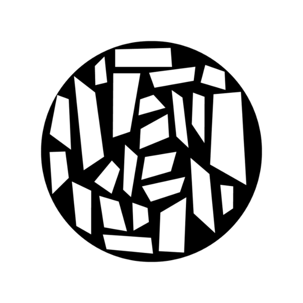 Apollo PrintScenic Glass Gobo ME1041 Crazy Blocks (Apollo PG-ME1041)