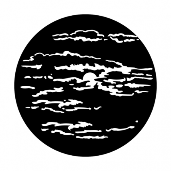 Apollo PrintScenic Glass Gobo ME1101 Clouds With Sun (Apollo PG-ME1101)