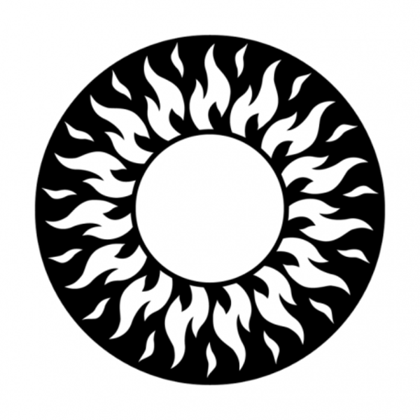 Apollo PrintScenic Glass Gobo ME1131 Sun (Apollo PG-ME1131)