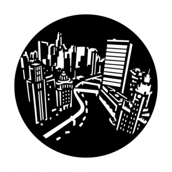 Apollo PrintScenic Glass Gobo ME1203 Skyline Chicago (Apollo PG-ME1203)