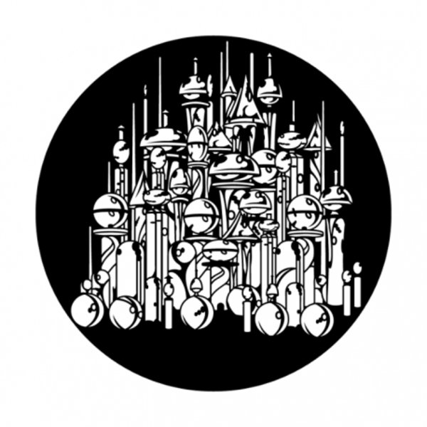 Apollo PrintScenic Glass Gobo ME1211 Crystal City (Apollo PG-ME1211)