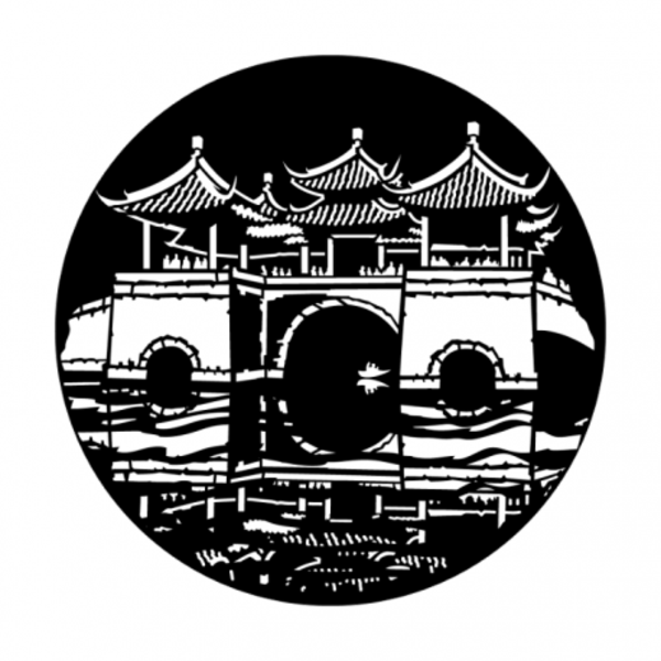 Apollo PrintScenic Glass Gobo ME1213 Asian East Bridge (Apollo PG-ME1213)
