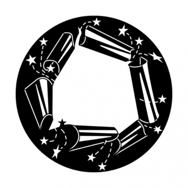 Apollo PrintScenic Glass Gobo ME2001 Starburst Paper (Apollo PG-ME2001)