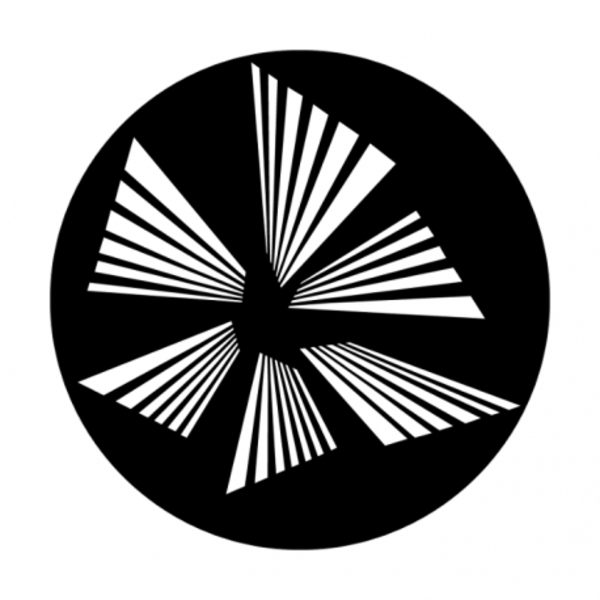 Apollo PrintScenic Glass Gobo ME2053 Sun Rays (Apollo PG-ME2053)