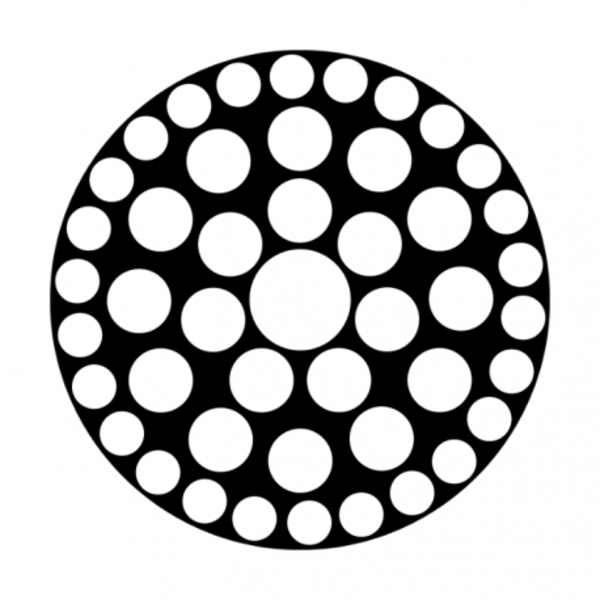 Apollo PrintScenic Glass Gobo ME2111 Dots Pattern Round (Apollo PG-ME2111)