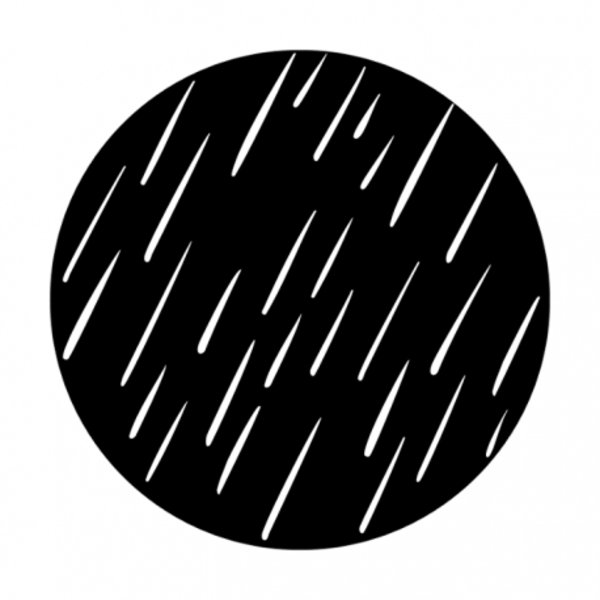 Apollo PrintScenic Glass Gobo ME2244 Water Rain Shower (Apollo PG-ME2244)