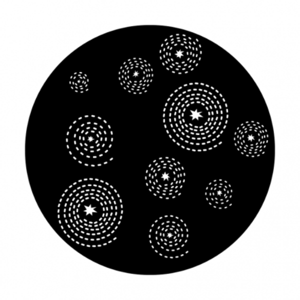 Apollo PrintScenic Glass Gobo ME2411 Stars Glowing (Apollo PG-ME2411)