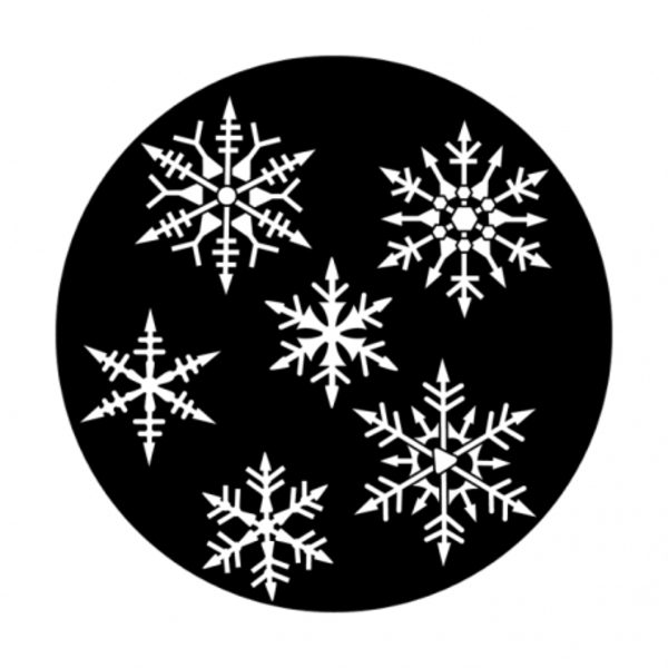 Apollo PrintScenic Glass Gobo ME3201 Snowflake Six (Apollo PG-ME3201)