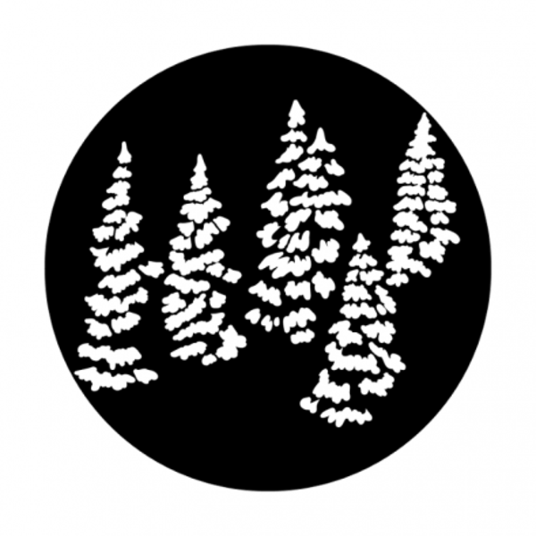 Apollo PrintScenic Glass Gobo ME3528 Trees Pine Group (Apollo PG-ME3528)