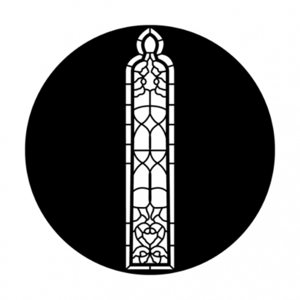 Apollo PrintScenic Glass Gobo ME6092 Church Window (Apollo PG-ME6092)
