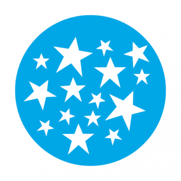 Apollo PrintScenic Plastic Gobo C12420 Star Group (Apollo PP-C12420)
